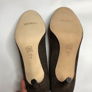 Vaneli | Shoes | New In Box Brown Suede Heels | Poshmark